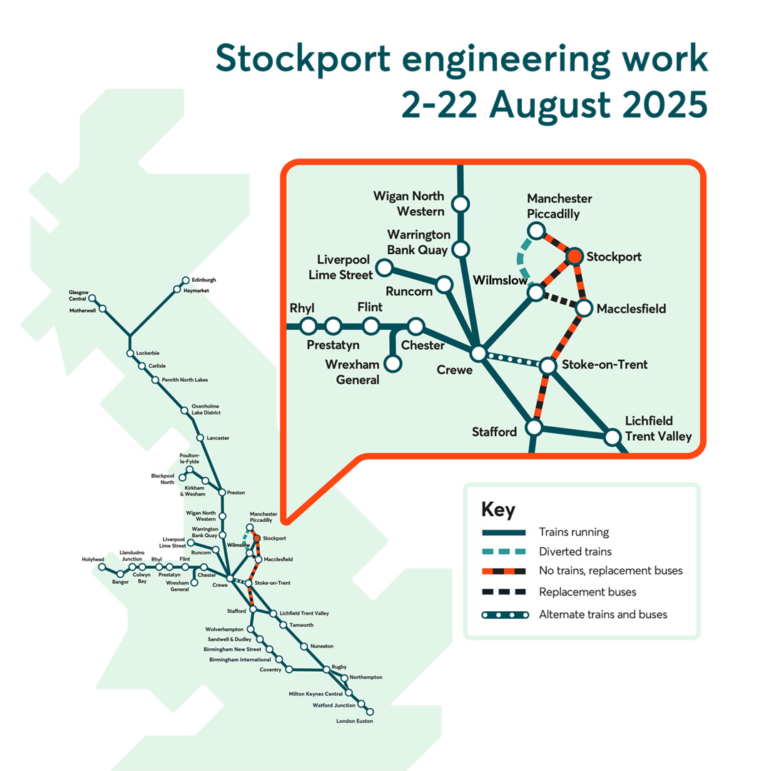 Planned Train Engineering Work | Avanti West Coast